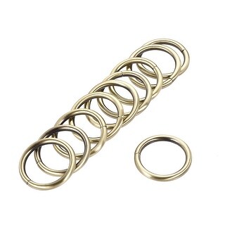 Metal O Ring, Non-Welded Rings, for Hardware DIY Leather Craft 15pcs ...