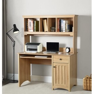 Homy Casa Computer Desk with Hutch - Bed Bath & Beyond - 36373152