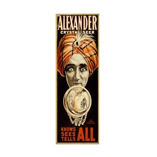 Print Collection 'Alexander Crystal Seer Knows Sees Tells All' Canvas ...