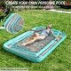 Inflatable Tanning Pool Lounger Float - 4 in 1 Sun Tan Tub Sunbathing ...