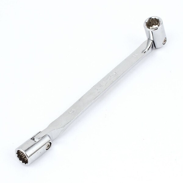 Car Auto Repairing 10mmx11mm Dual Swivel End Spark Plug Socket Wrench Hand Tool Bed Bath Beyond 18443459