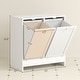 Hidden Laundry Hamper Cabinet Tilt-Out Laundry Storage Cabinet - Bed ...