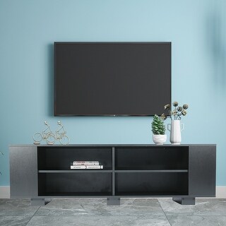 TV Stand for TVs up to 65-Inch Flat Screen, Mid-Century Modern ...