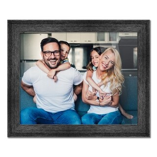 25x32 Frame Black Barnwood Picture Frame - Modern Photo Frame Includes ...
