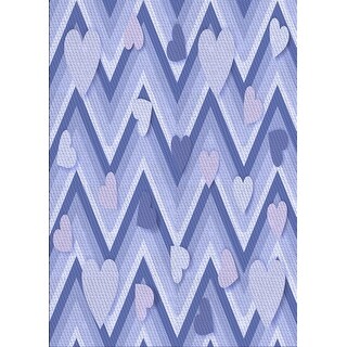 Ahgly Company Machine Washable Transitional Blue Angel Blue Area Rugs ...