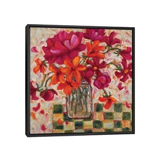 iCanvas "Gladness In A Mason Jar" by Cindy Revell Framed - Bed Bath ...