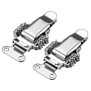2pcs 304 Stainless Steel Spring Loaded Toggle Latch Catch Clamp 95mm ...