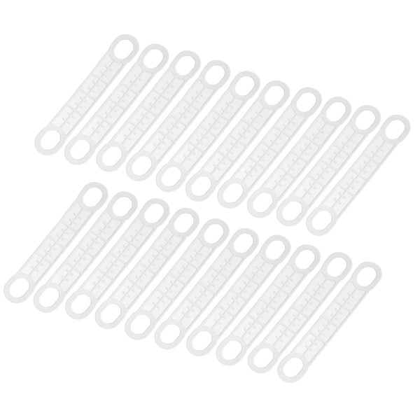 50Pcs Non-Slip Silicone Hanger Grips Clothes Hanger Strips 4.65"x0.79 ...
