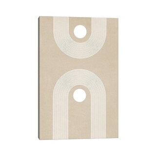 iCanvas "Neutral Minimalist Arches Dots I" by EmcDesignLab Canvas Print ...