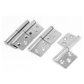 3-inch Long Stainless Steel Two Leaves Flag Hinge 4pcs for Window Door ...