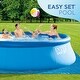 Intex 15' x 48" Inflatable Easy Set Above Ground Swimming Pool w ...