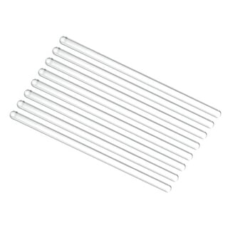 3.3 Borosilicate Glass Stick 6mm Dia Stir Rod Mixing Tools 8Pcs - Clear ...