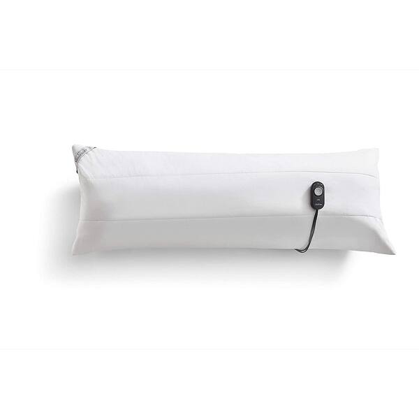 54 Inch Heated Body Pillow with Temperature Controller - White - Bed ...