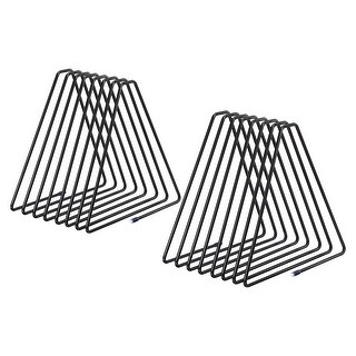 2pcs Metal Desktop Triangle File Holder Organizer Vinyl Record Holder ...