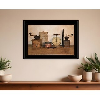 HomeRoots The Daily Grind 6 Black Framed Print Wall Art - Bed Bath ...