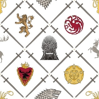 Multicolor Game of Thrones House Sigils Peel and Stick Wallpaper by ...
