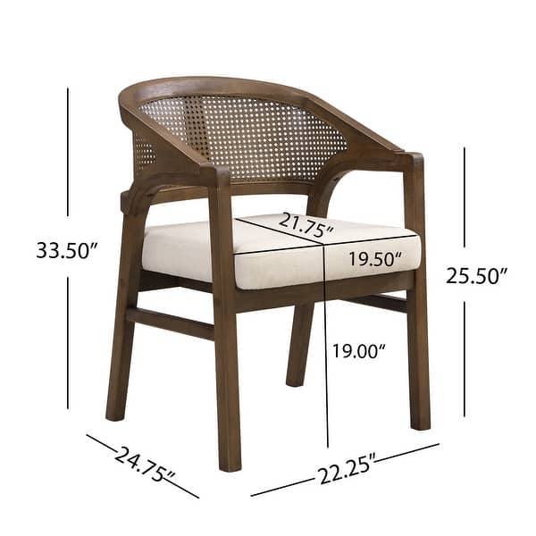Christopher Knight Home - Avery Modern Cane Back Dining Chair Set of 2 ...