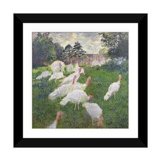 iCanvas "The Turkeys at the Chateau de Rottembourg, Montgeron, 1877 ...