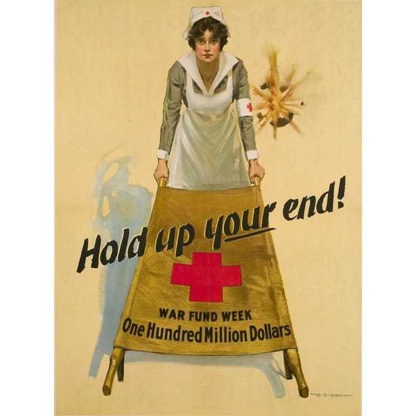 World War I Propaganda Posters Advertisement For War Funding Text Reads ...