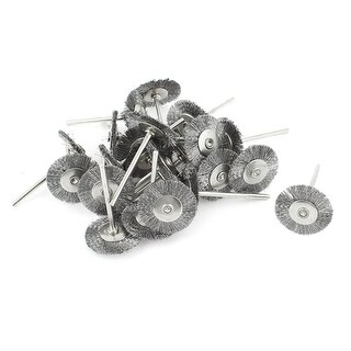 Unique Bargains 22 Pcs 2.3mm Round Shank 1" Diameter Wire Polishing ...