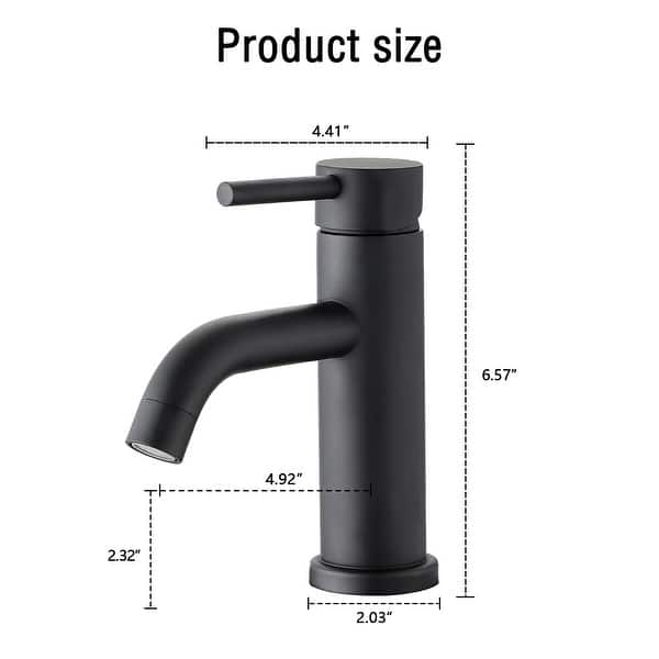 Vanityfair Modern Single Hole Bathroom Sink Faucet - Bed Bath & Beyond ...