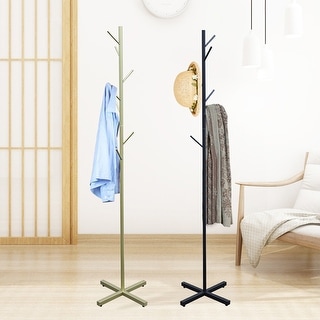Free Standing Coat Rack Metal Coat Tree with 7 Hooks - Bed Bath ...