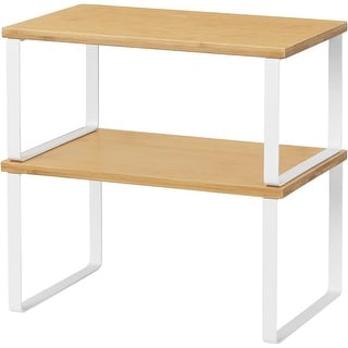 Bamboo Sink Shelf-Countertop Organizer for Kitchen, Bathroom, Bedroom ...