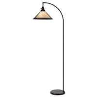 60W downbridge adjustable metal floor lamp with mica shade - On Sale ...