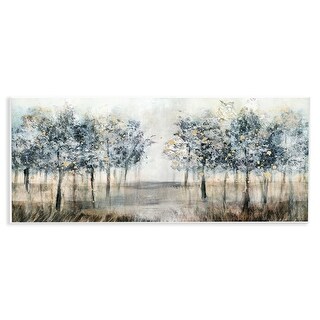 Stupell Modern Tree Grove Wall Plaque Art Design by Nina Blue - Bed ...