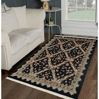 Noori Rug Pak-Persian Basan Black/Beige Rug - 4'1" x 6'3" - Bed Bath ...