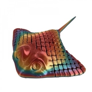 3D Printed Colorful Manta Ray Figurine - Bed Bath & Beyond - 42336219
