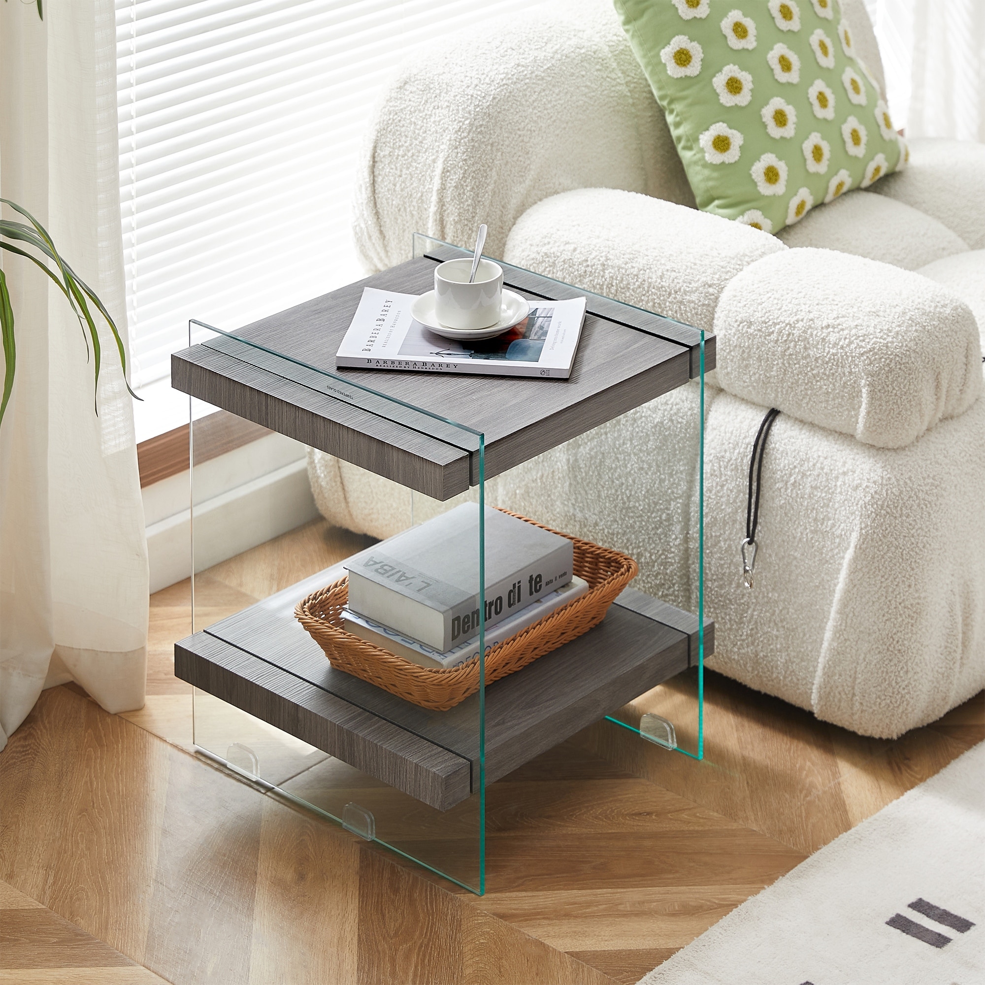 Corner decorative table store