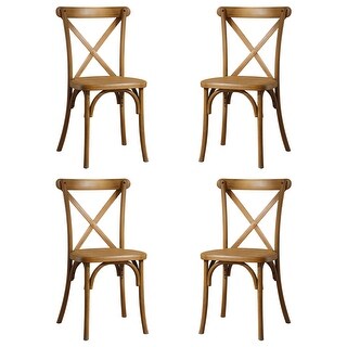 Resin Cross Back Chair for dinning room,wedding,commercial use,4-pack ...