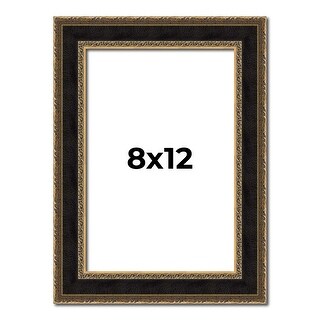 8x12 Frame Gold Antique Vintage Sold Wood Picture Frame | 1.75 Inch ...