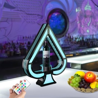 LED Lighted Liquor Bottle Display Shelf Champagne Bottle Presenter ...