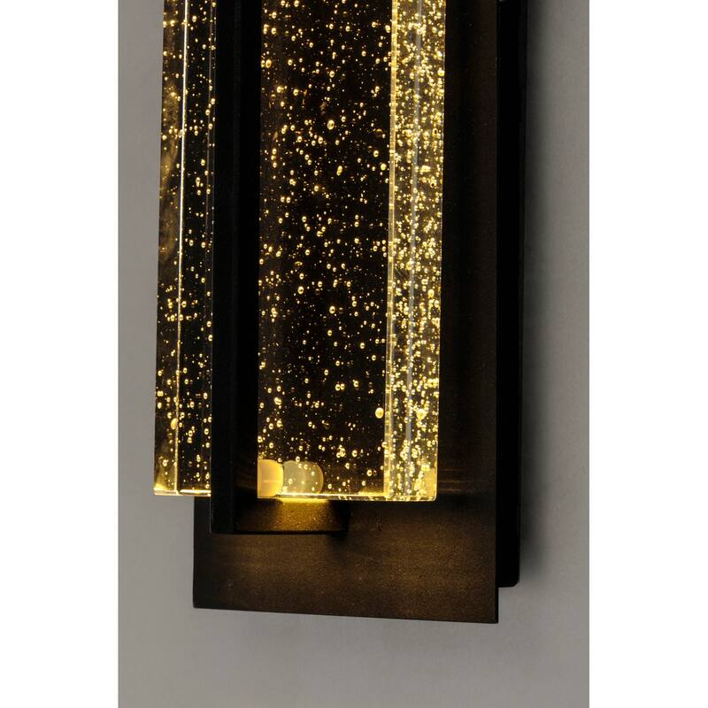Maxim Cascade 16" LED Bubble Glass Wall Sconce - Overstock - 38070559