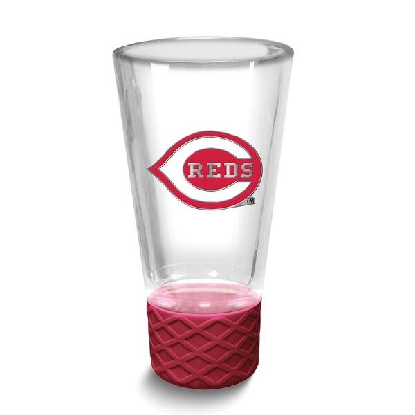 MLB Cincinnati Reds Collectors 4 Oz. Shot Glass with Silicone Base ...