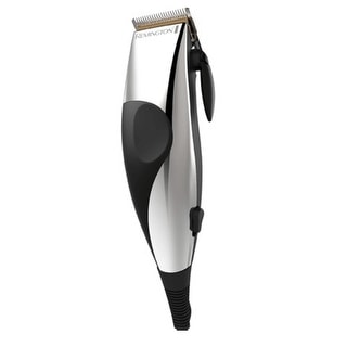 Remington Titanium 25-Piece Adjustable Hair Clipper Kit with Case - Bed ...