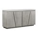 Large sideboard - gray wood finish with contrasting light top - Bed ...
