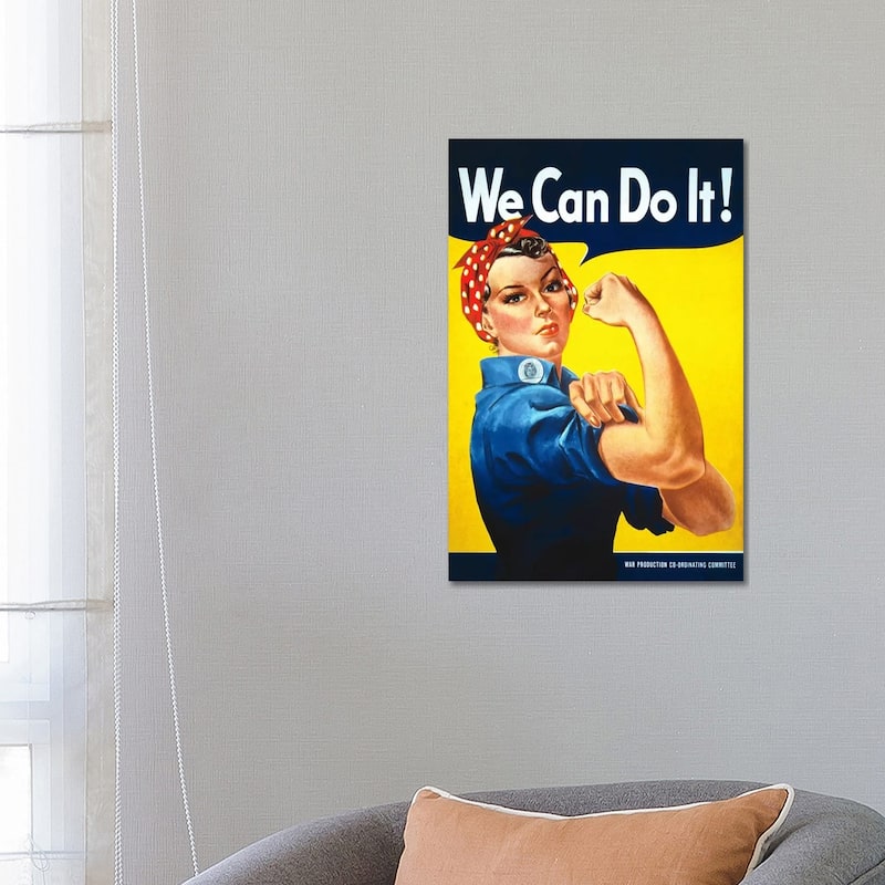iCanvas "We Can Do It! (Rosie The Riveter) Poster" by J. Howard Miller ...