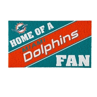 Miami Dolphins PVC Door Mat - Bed Bath & Beyond - 37956263