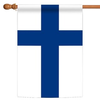 Blue and White Finland Outdoor House Flag 40" x 28" - Bed Bath & Beyond ...