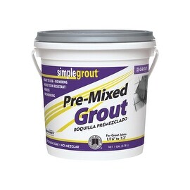 simplegrout Gal Dl Gray Premix Grout - Bed Bath & Beyond - 12481536