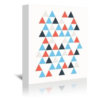 Americanflat - Scandi Triangles In New Wave by Digital Keke - 8"x10 ...