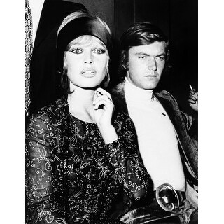 French Actress Brigitte Bardot Escorted By Her 23 Year Old Boyfriend ...