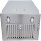 30" Built-In/Recessed Stove Hood Compact Stainless Steel, 3 Speed 600 ...