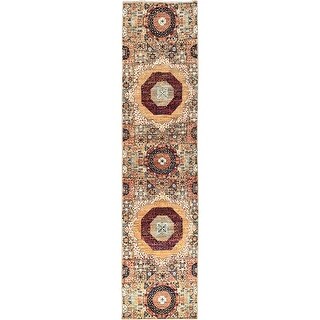 Shahbanu Rugs Cotton White 200 KPSI 14th Century Mamluk Dynasty Pattern ...