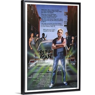 "Repo Man (1983)" Black Float Frame Canvas Art - Bed Bath & Beyond ...
