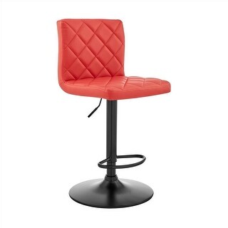 20 Inch Metal and Leatherette Swivel Bar Stool - Bed Bath & Beyond ...