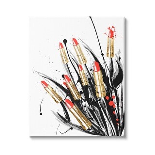 Stupell Modern Lipstick Abstract Forms Canvas Wall Art, Design by Lil ...